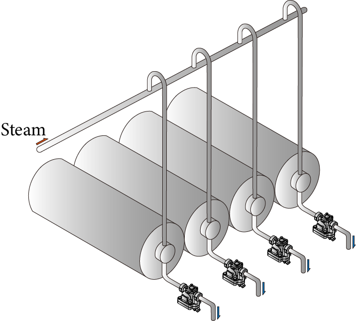 Piping in the inlet of steam traps | Miyawaki - Specialist in Steam Traps
